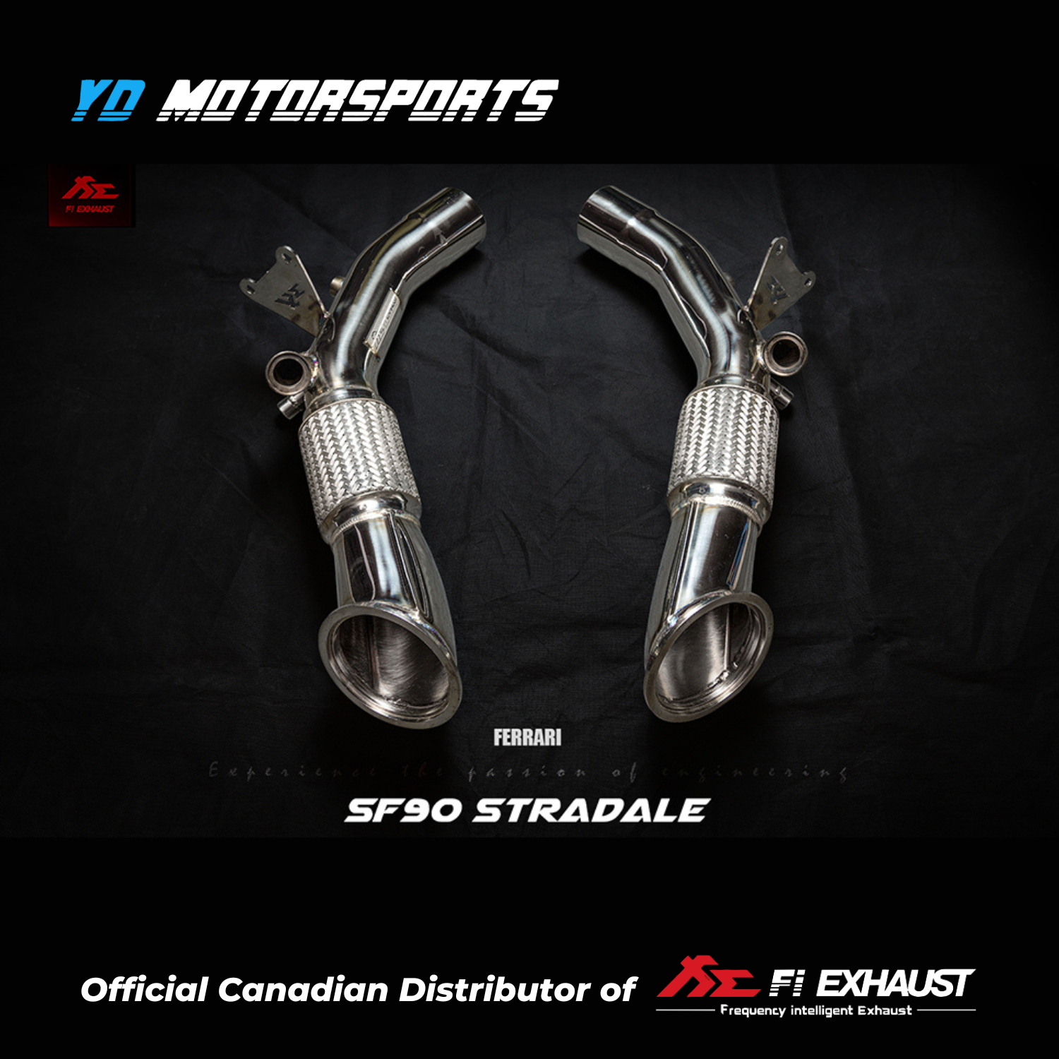 Fi-Exhaust | Ferrari SF90 Stradale | Downpipe Exhaust System – YD ...